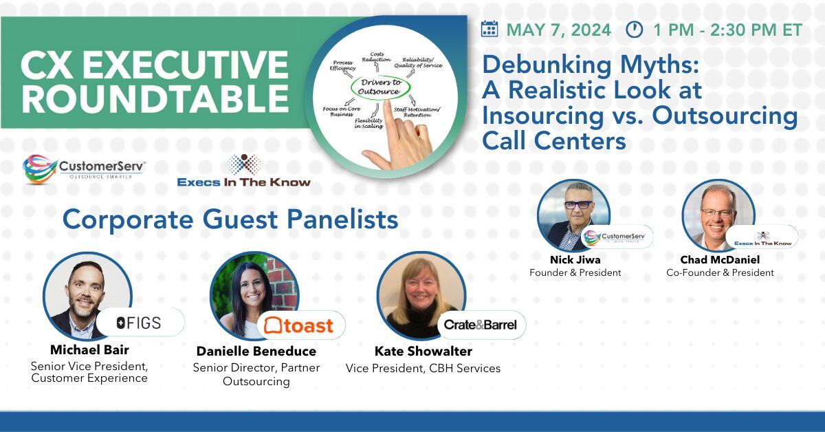 CustomerServ Sponsors CX Executive Roundtable